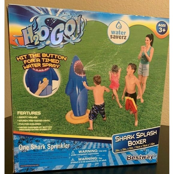H20 Go! | Toys | Bestway H2go Shark Splash Boxer Water Park Fun Summer ...
